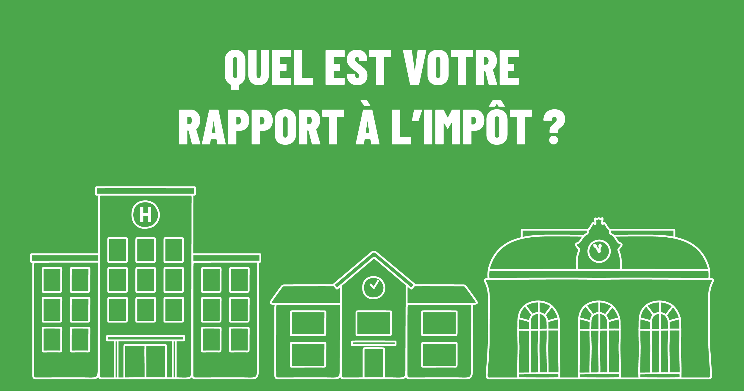 Impôts & services publics en une infographie